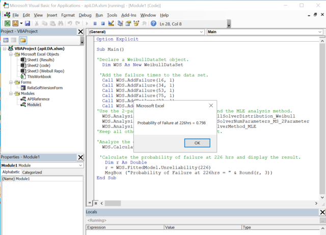 Automated Life Data Analysis with ReliaSoft API and Weibull++